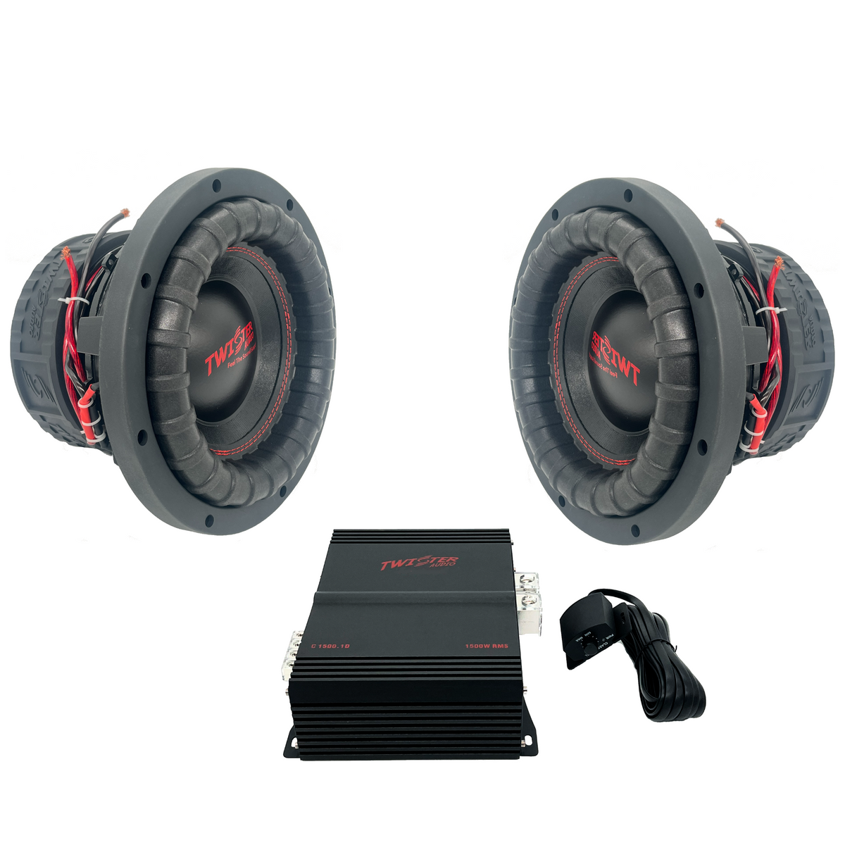 TWISTER AUDIO DUAL VORTEX 12" BASS BUNDLE – Twister Audio