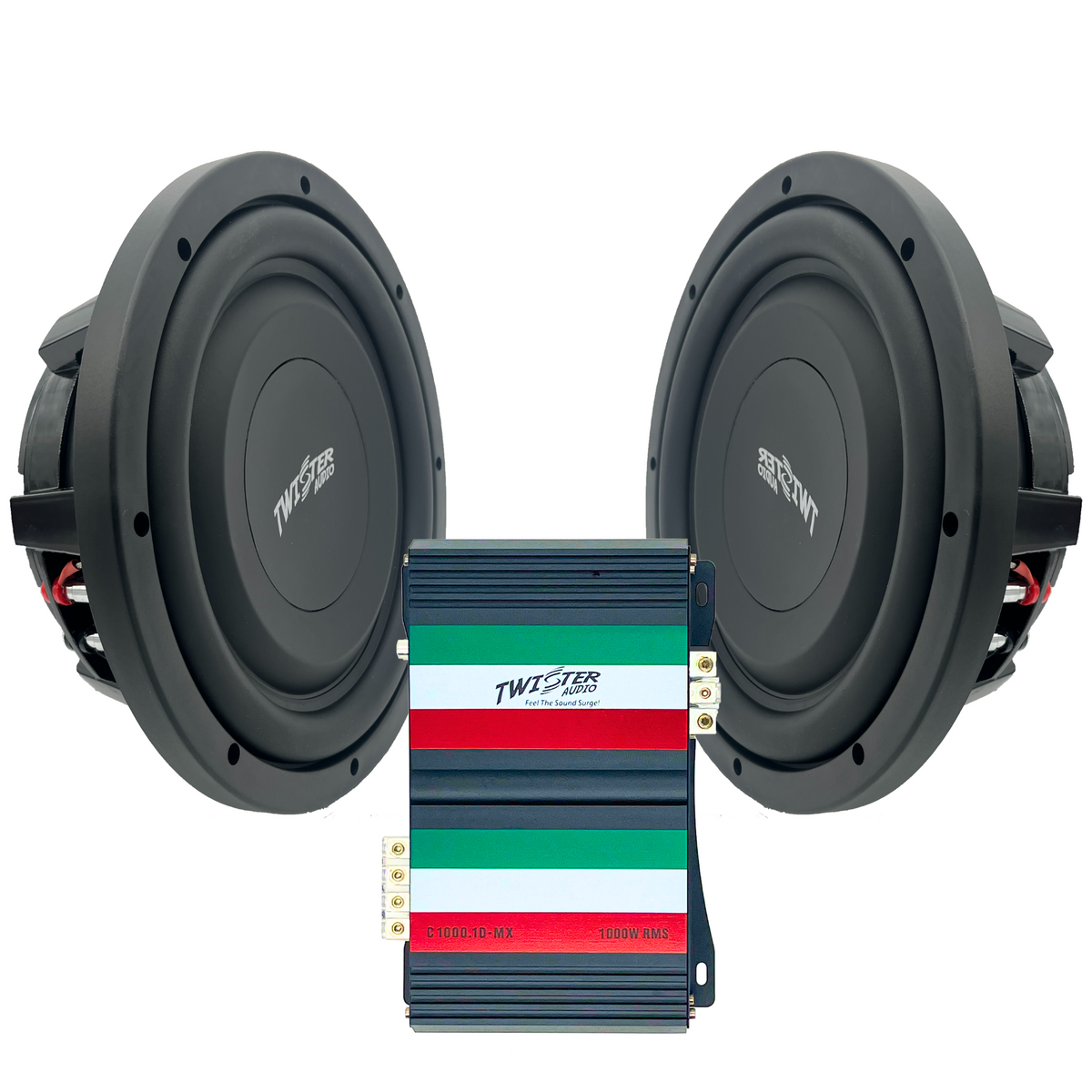 TWISTER AUDIO SHALLOW 10" BASS BUNDLE – Twister Audio